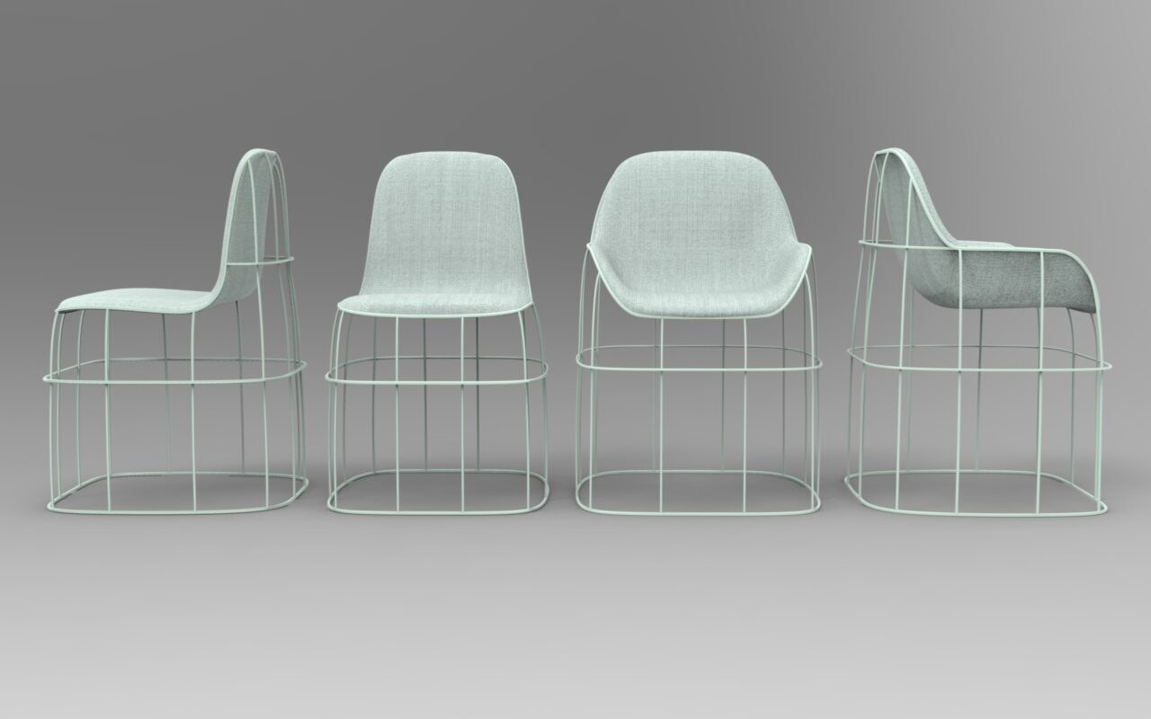 range of aerial aluminium structure chairs and armchairs - design ...